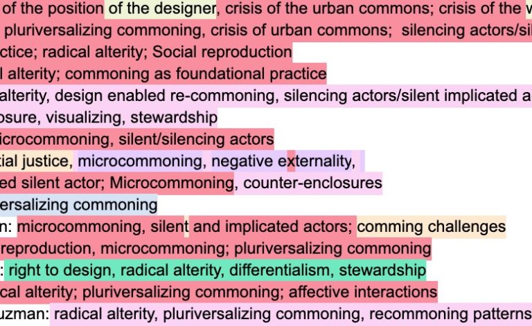 Commoning design and designing commons – Frederick van Amstel